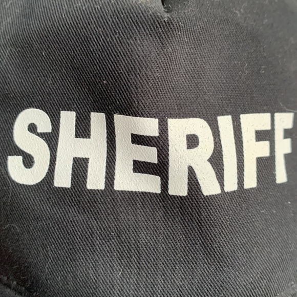 San Sun | Accessories | San Sun Mens Black Sheriff Ball Cap Costume ...